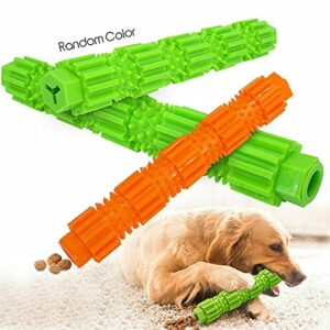 Pet Dog Chew Toy for Aggressive Chewers Treat Dispensing Rubber Teeth Cleaning Toy Squeaking Rubber Dog Toy