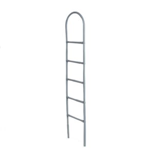 Creative Co-Op Decorative Bamboo Modern Towel Storage, Matte Grey Finish Blanket Ladder