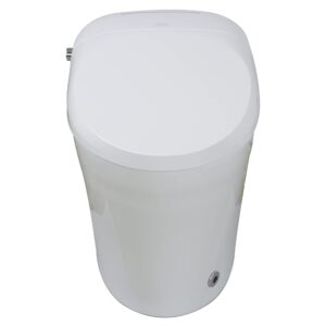 transolid tl-5401-a rosemary 1-piece 0.8/1.28 gpf dual flush elongated bidet toilet, white