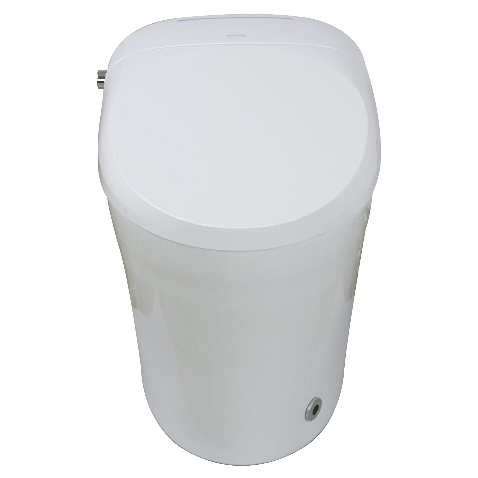 Transolid TL-5401-A Rosemary 1-Piece 0.8/1.28 GPF Dual Flush Elongated Bidet Toilet, White