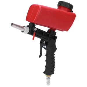 90psi pneumatic sand blaster gun kit, sandblasting machine industrial adjustable portable hand held sand blaster