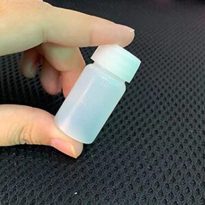 Tegg PE Reagent Bottle 50PCS 10ml PE Plastic Chemical Containers Sample Sealing Liquid Medicine Bottles