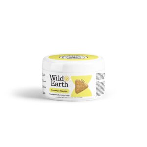 wild earth dog supplements, soft chews for digestion & immune support, with prebiotics, probiotics & enzymes, veterinarian-developed, vegan