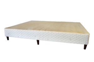 bio sleep concept natural latex foam mattress foundation with feet (king, 5 inch)