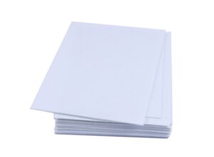 yycraft thick stiff felt sheets thick felt 9 inch x 12 inch (thickness:3.2mm) - 15 pcs pack, white