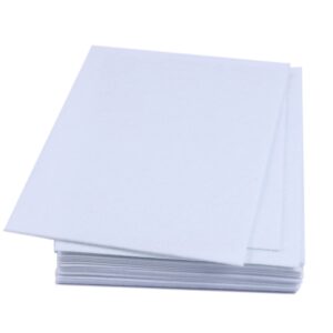 YYCRAFT Thick Stiff Felt Sheets Thick Felt 9 Inch X 12 Inch (Thickness:3.2mm) - 15 Pcs Pack, White