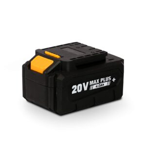 worksite 20 volt 4-ah lithium-ion replacement battery, compatible with all tools only