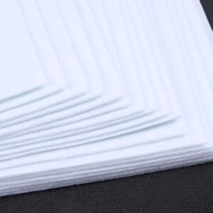 YYCRAFT Thick Stiff Felt Sheets Thick Felt 9 Inch X 12 Inch (Thickness:3.2mm) - 15 Pcs Pack, White