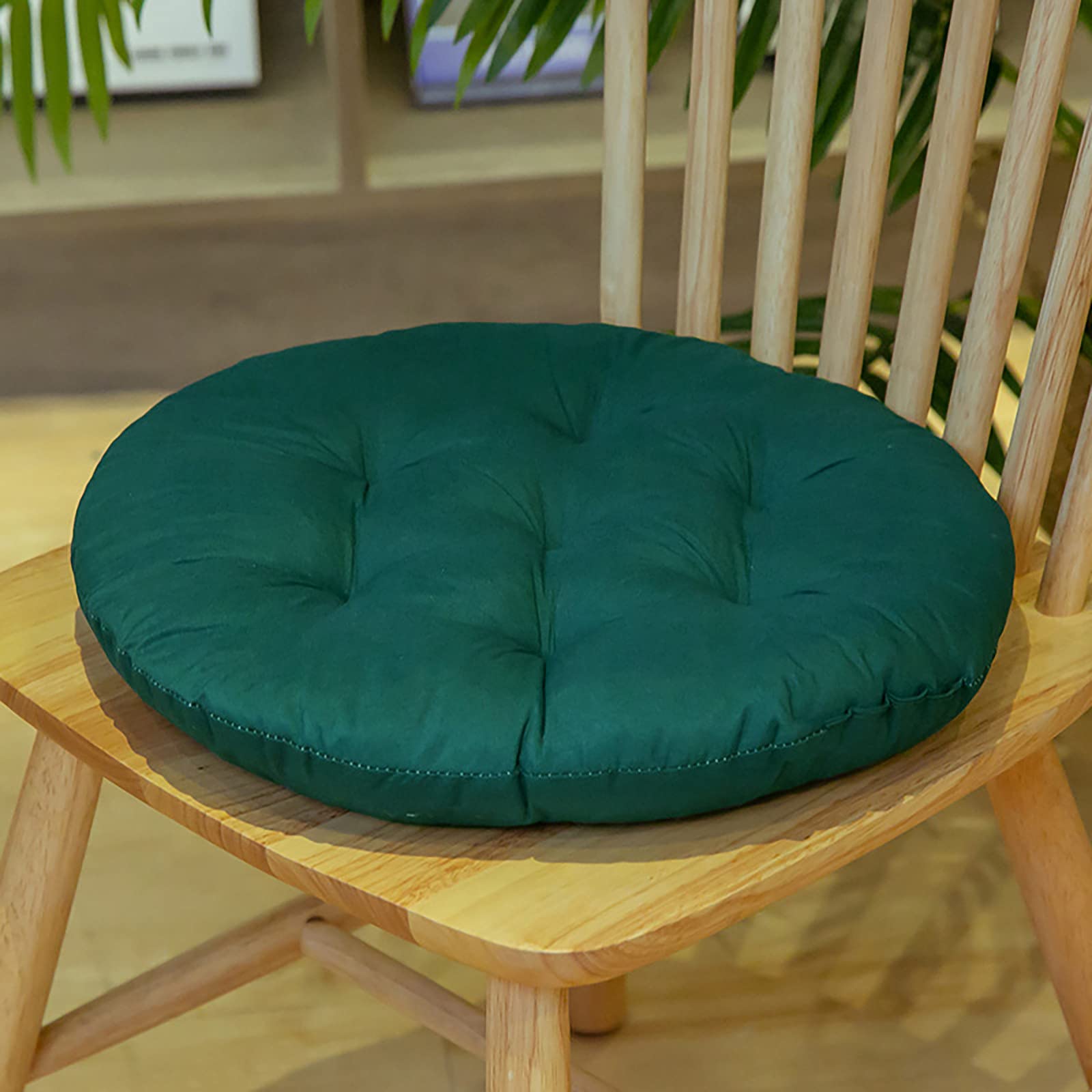 Round Chair Cushions,Indoor/Outdoor Round Seat Cushions Chair Seat Pad Floor Cushion Pillow Round Stool Pad for Garden Patio Furniture,Round Chair Pad Cushions for Kitchen Dining,Home,Office (A1/14in)