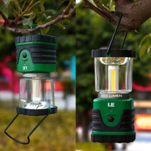 LED Camping Lantern, 500LM, 3 Light Modes, Power Bank, IPX4 Waterproof, Perfect Lantern Flashlight for Hurricane Emergency, Hiking, Home and More