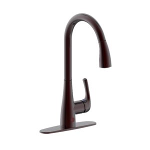 Westbrass KA03A-12 Dual Sensor-Touchless Motion Sensor Control Kitchen Faucet with Pull Down Sprayer Head, Oil Rubbed Bronze