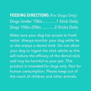 iHeartDogs Brushy Sticks - Dental Treats for Dogs Removes Plaque and Tartar Buildup - Grain-Free Dog Teeth Cleaning Chews Made with Chicken - 30 Mini Sticks