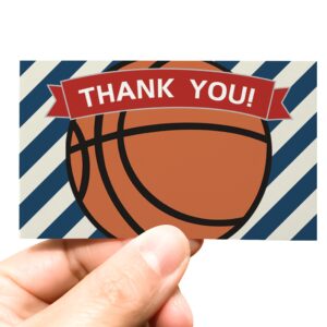 Basketball Thank you cards Encouragement Affirmation Surprise Notes Thank you We Appreciation you Pack of 100 3.5 x 2 Inch