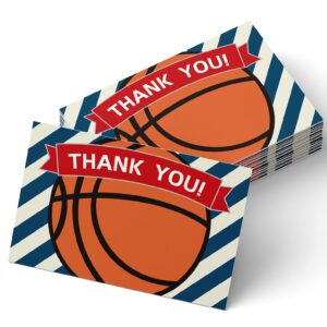 Basketball Thank you cards Encouragement Affirmation Surprise Notes Thank you We Appreciation you Pack of 100 3.5 x 2 Inch