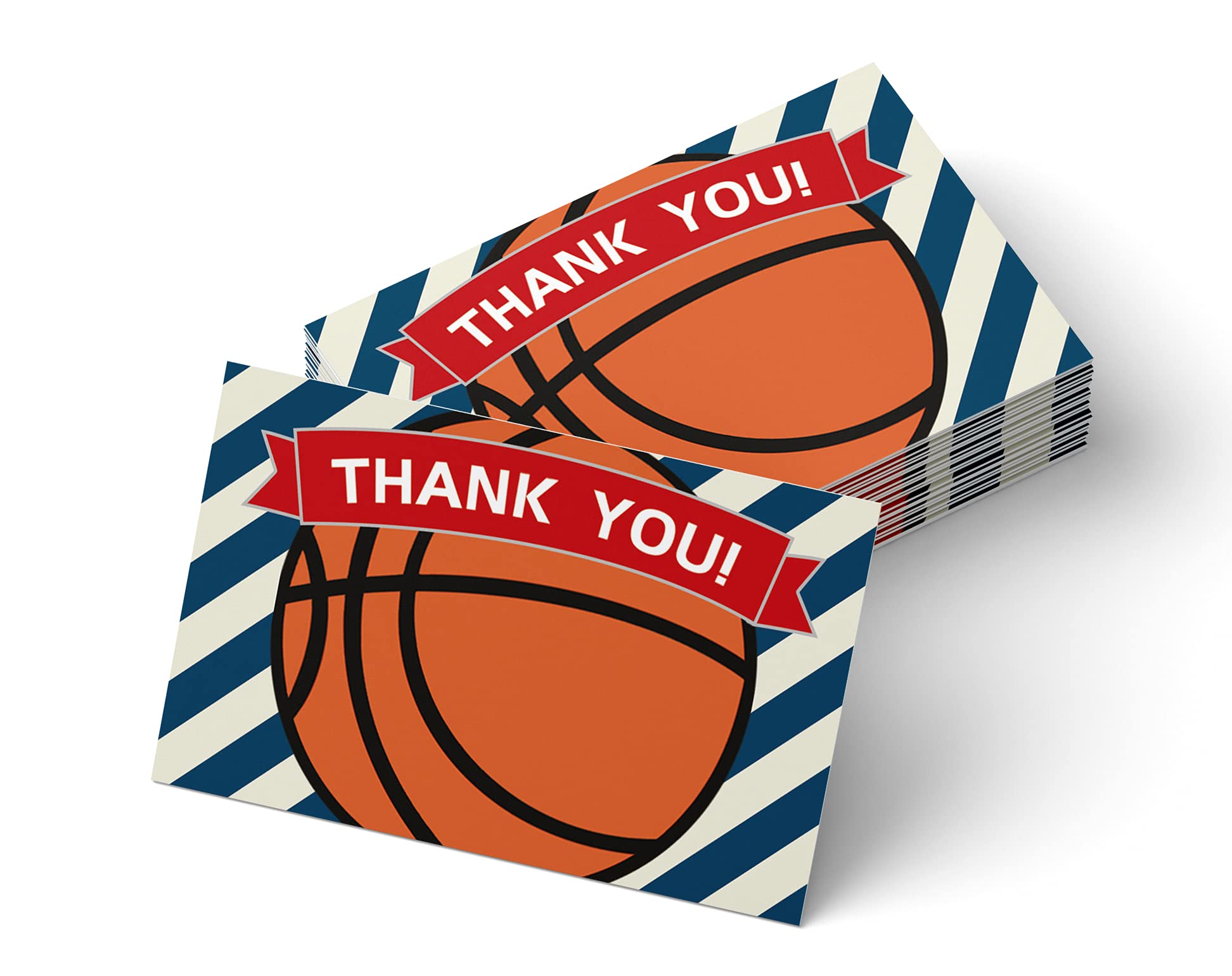 Basketball Thank you cards Encouragement Affirmation Surprise Notes Thank you We Appreciation you Pack of 100 3.5 x 2 Inch