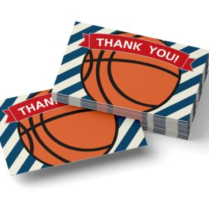 Basketball Thank you cards Encouragement Affirmation Surprise Notes Thank you We Appreciation you Pack of 100 3.5 x 2 Inch