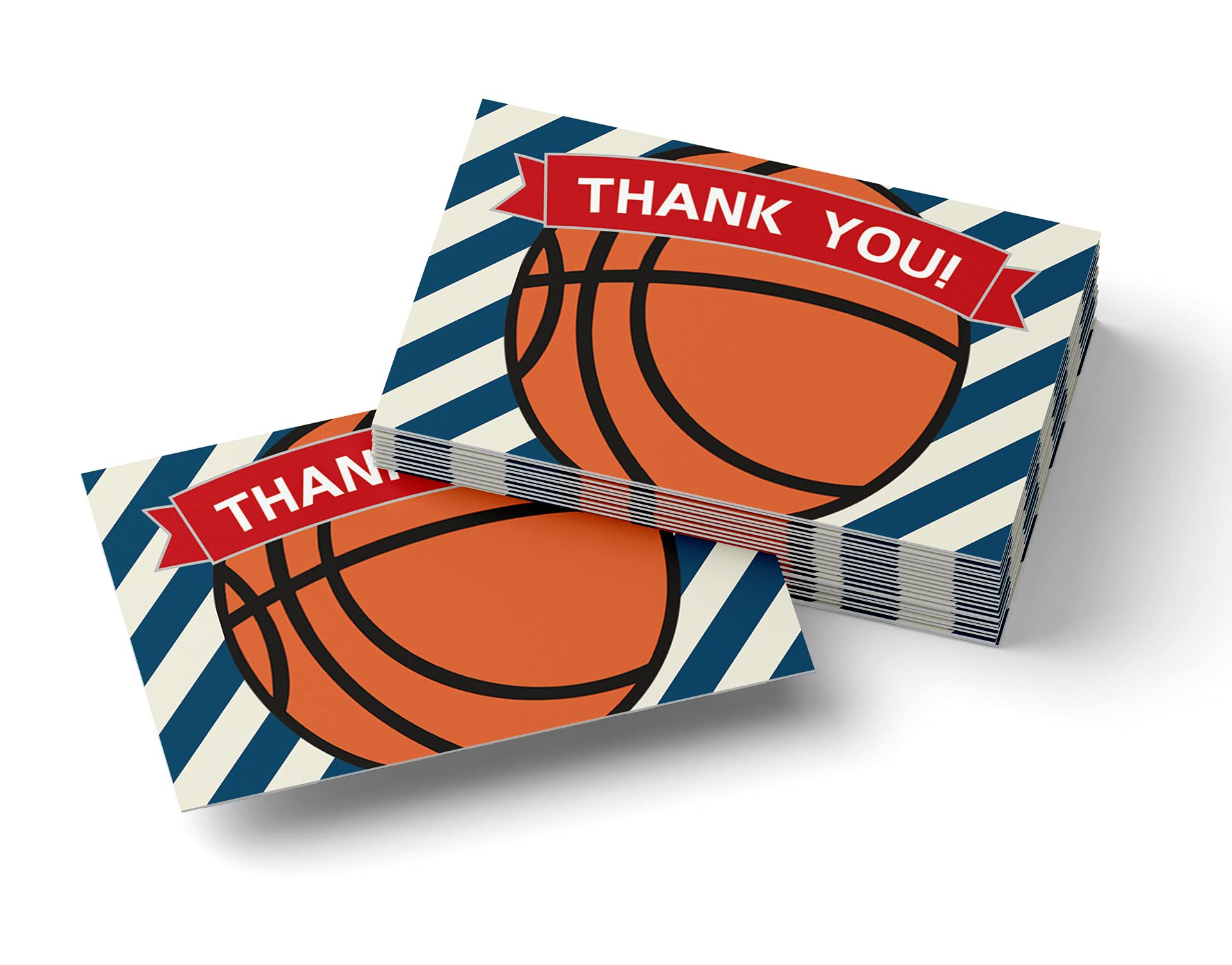 Basketball Thank you cards Encouragement Affirmation Surprise Notes Thank you We Appreciation you Pack of 100 3.5 x 2 Inch