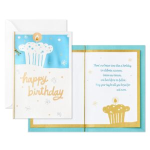 Hallmark Pack of 2 Birthday Cards (Good Day and Cupcake)