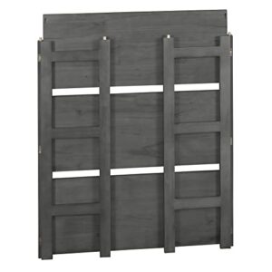 Regency Flip Flop Folding Bookcase, 34 in, Grey