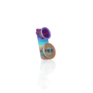 mdf instruments pediatric attachment with clip - for md one epoch titanium stethoscope - kaleidoscope