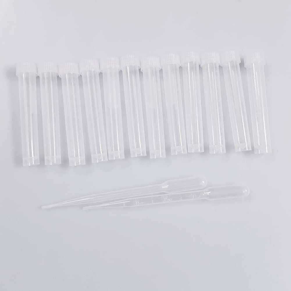 Aquarium Water Quality Test Kit (10ml Test Tube x12 + 3ml Dropper x2) Test Strips not Included