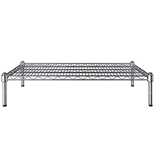 21" x 36" NSF Chrome Dunnage Shelf with 8" Posts. Wire Shelving Unit Wire Rack Wire Shelves Pantry Shelf Kitchen Shelves Storage Shelving Metal Storage Shelves Pantry Shelving