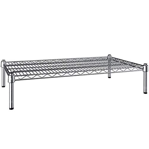 21" x 36" NSF Chrome Dunnage Shelf with 8" Posts. Wire Shelving Unit Wire Rack Wire Shelves Pantry Shelf Kitchen Shelves Storage Shelving Metal Storage Shelves Pantry Shelving