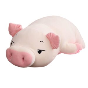 feezush pig plush pillow, pig stuffed animal, big nose pig plush toy, christmas valentine’s gift for girls boys kids adults (15 inch)