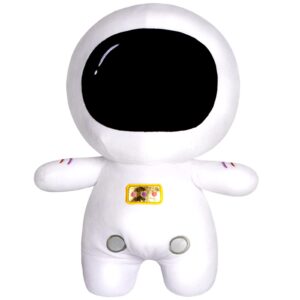 stuffed astronaut toy plush for kids - soft, cuddly spaceman body pillow for outer space themed room decor & bedtime gifts