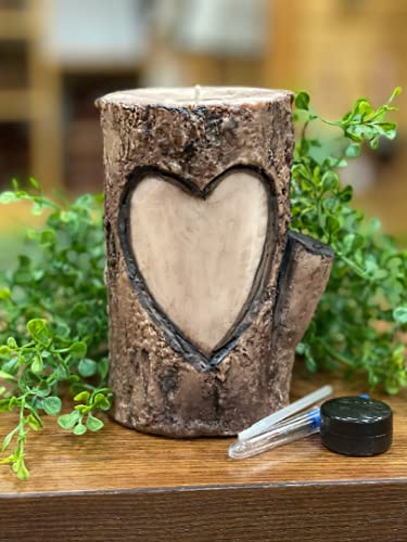 DIY carve names and date into tree candle kit Anniversary Date night Romantic Gift