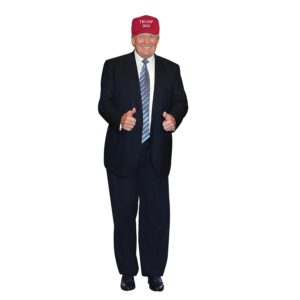 aahs!! engraving donald trump cardboard cutout 6 feet life size standee picture poster (446129 trump 2024 hat)