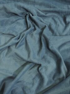 solid polar fleece fabric - 37 colors - sold by the yard diy blankets clothing pajamas accessories (denim blue)