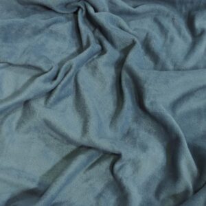 Solid Polar Fleece Fabric - 37 Colors - Sold by The Yard DIY Blankets Clothing Pajamas Accessories (Denim Blue)