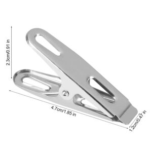 Tyenaza 20 Pack Stainless Steel Clothespins, Metal Laundry Clips Binder Clips Hanging Clips for Outdoor Clothesline Home Food Bag Sealing Photos