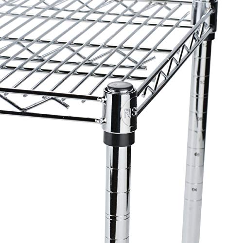 21" x 36" NSF Chrome Dunnage Shelf with 8" Posts. Wire Shelving Unit Wire Rack Wire Shelves Pantry Shelf Kitchen Shelves Storage Shelving Metal Storage Shelves Pantry Shelving