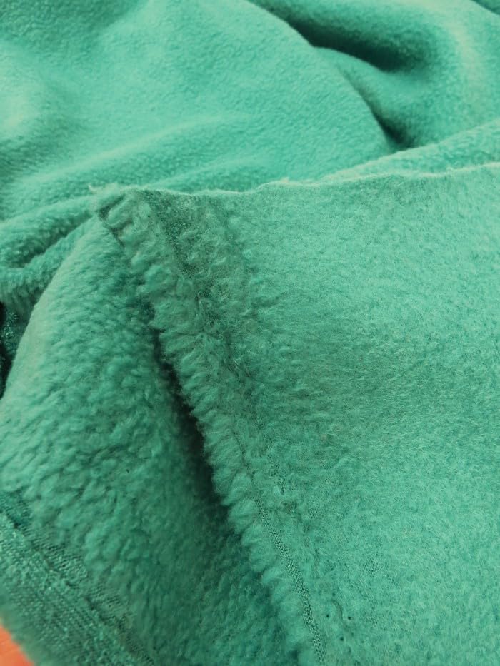 Solid Polar Fleece Fabric - 37 Colors - Sold by The Yard DIY Blankets Clothing Pajamas Accessories (Denim Blue)