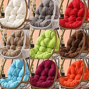 RRNAR Swing Chairs Cushions Hanging Egg Chair Cushions Soft Hanging Basket Seat Chair Pads Back Cushion for Indoor Outdoor Patio 90x120cm (Cushion only),Fuchsia