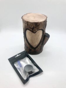 diy carve names and date into tree candle kit anniversary date night romantic gift