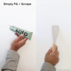 soto Small Hole Repair, White Spackle, 4 Ounces (No. 07 in Situ White) — High Strength Small Hole Filler for use on: Walls, Drywall, Ceiling, Furniture, Cabinets