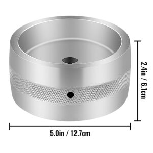 VEVOR Belt Grinder Drive Wheel 5" Diameter, 2"x72" Knife Grinder Drive Wheel 5/8" Bore/Shaft, Aluminum Belt Grinder Wheel Crowned, for Knife Making Grinder Polishing & Belt Machine Woodworking DIY