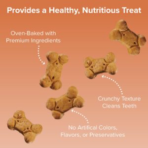 Blue Seal Kent Entrust Crunchers - Small Dog Treats, Peanut Butter Flavor - Crunchy Oven Baked Biscuits with Premium Ingredients, Healthy Snack, Ideal for Training - Made in USA, 3.5-Pound Bag