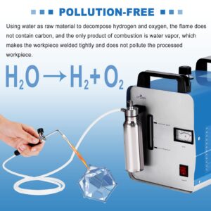 Saladulce Acrylic Flame Polisher Oxy-Hydro Generator Water Welder Flame Polisher 75L/H Acrylic Flame Polishing Machine (H160)