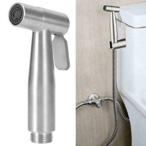 g1/2 toilet bidet sprayer, stainless steel handheld bidet spray head, toilet spray nozzle bathroom accessories