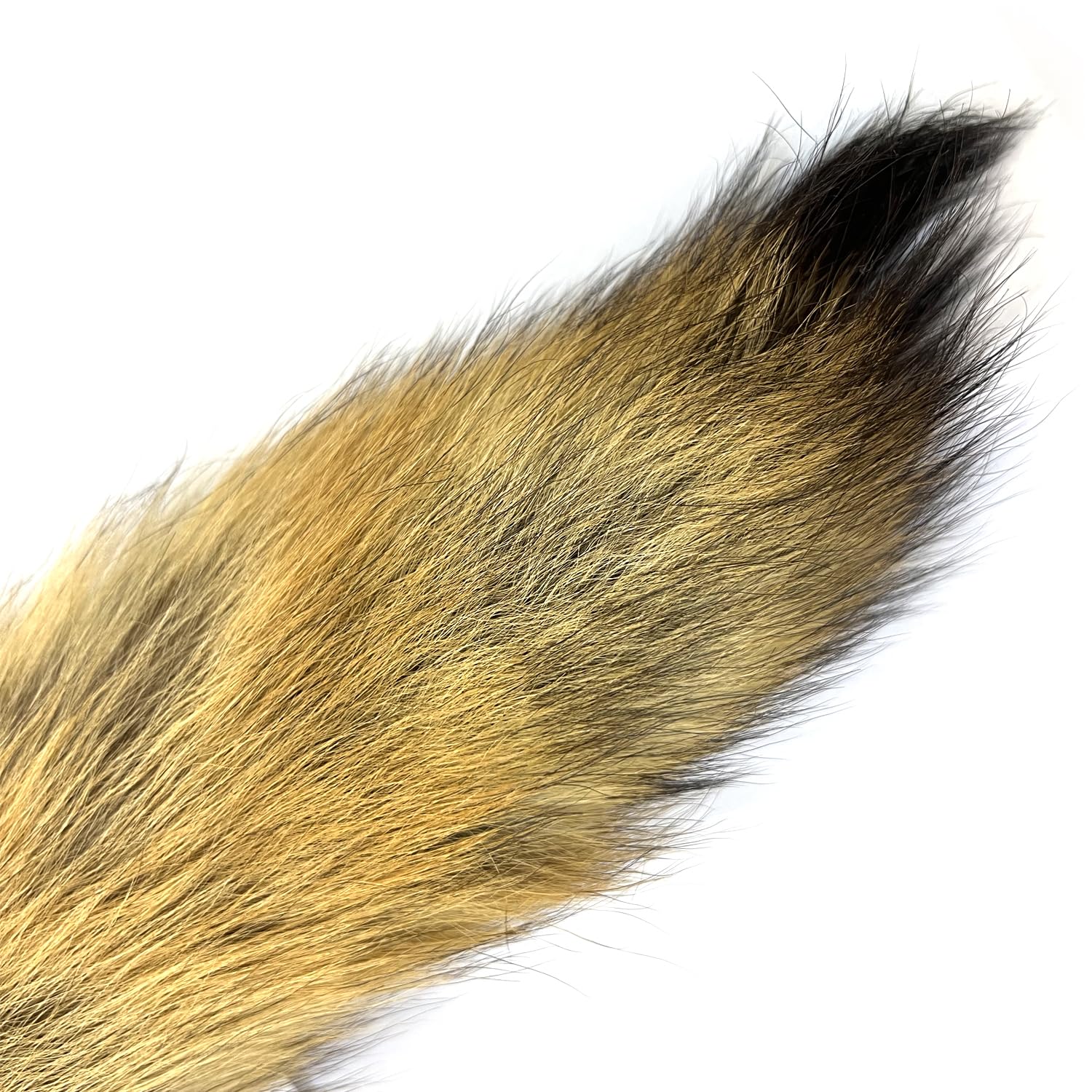 CIFIBIFUN Real Coyote Fluffy Tail Costume Fur Pelts Cosplay and Hides Tails DIY Ornament