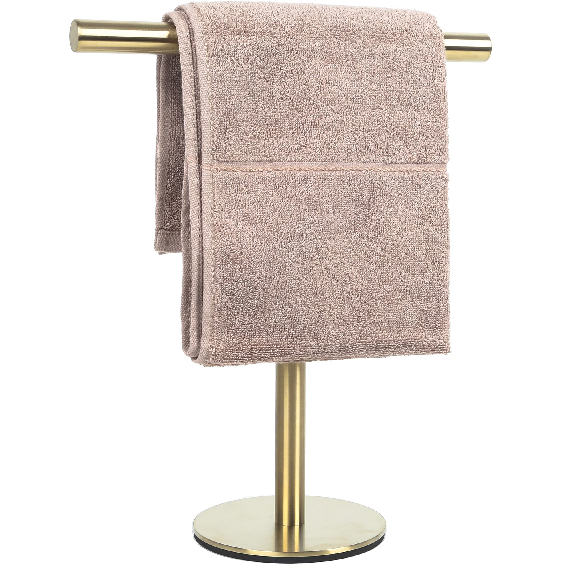 Bathroom Hand Towel Holder Stand，T-Shape Hand Towel Holder Stand SUS304 Stainless Steel for Bathroom，Kitchen or Vanity Countertop