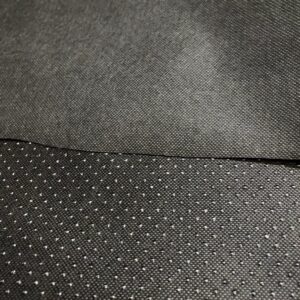 Luvfabrics Black Anti Slip Vinyl Non Slip Fabric Rubber Non Skid Rubber Treated Fabric 60" BTY