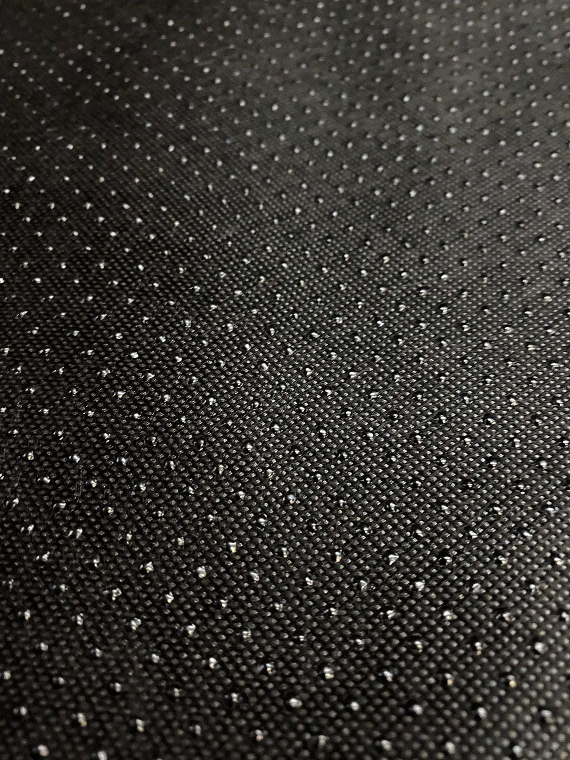 Luvfabrics Black Anti Slip Vinyl Non Slip Fabric Rubber Non Skid Rubber Treated Fabric 60" BTY