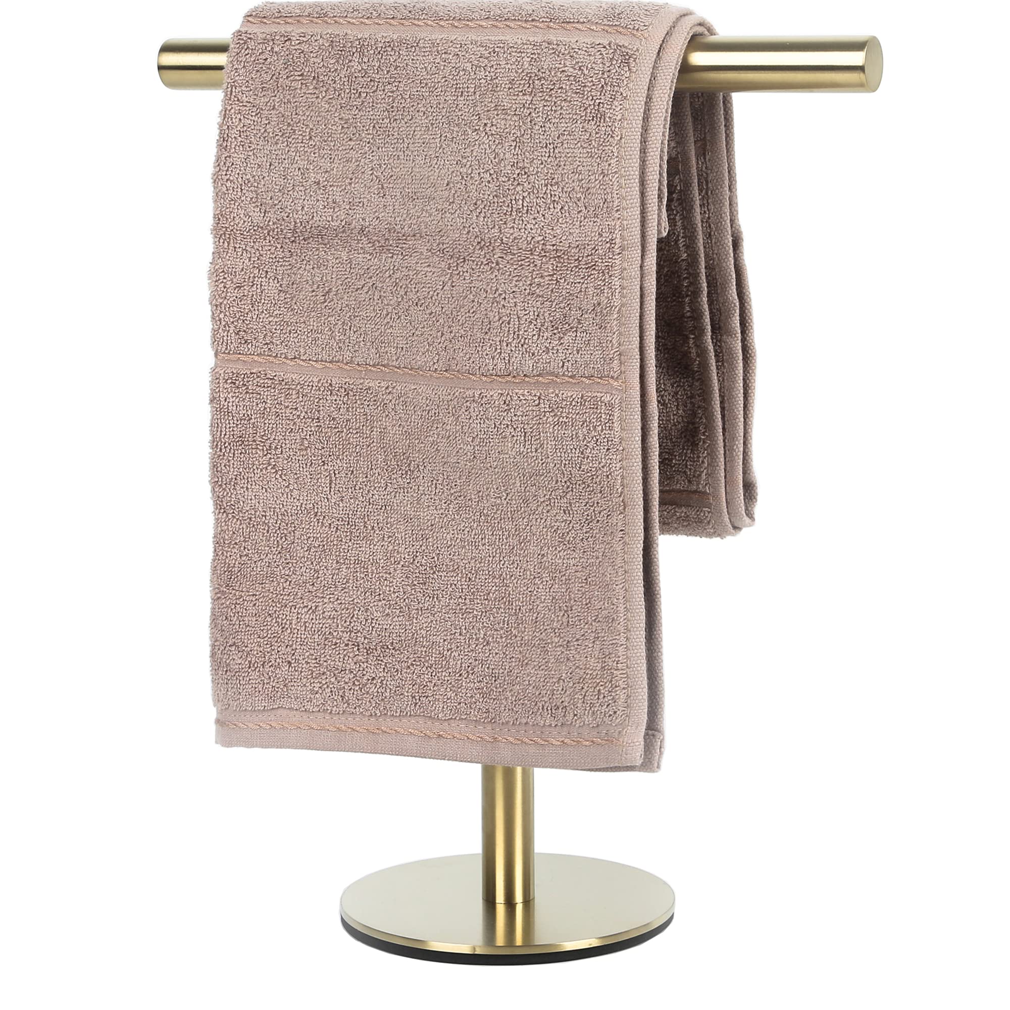 Bathroom Hand Towel Holder Stand，T-Shape Hand Towel Holder Stand SUS304 Stainless Steel for Bathroom，Kitchen or Vanity Countertop