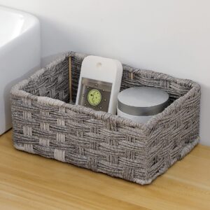 woven storage toilet paper basket bathroom organizing tray shelf organizers pantry plastic tank cubby storage toy bins snack organizers small dresser decor towel kitchen clothes bins containers box