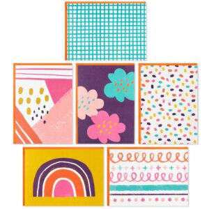 hallmark blank cards assortment, modern doodles (48 cards with envelopes) for graduation, just because, all occasion